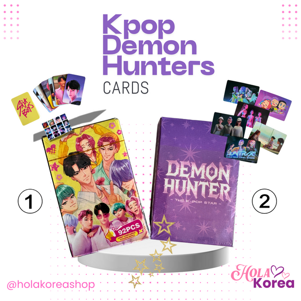 K-Pop Demon Hunters Collectible Cards – Exclusive Korean Trading Card ...